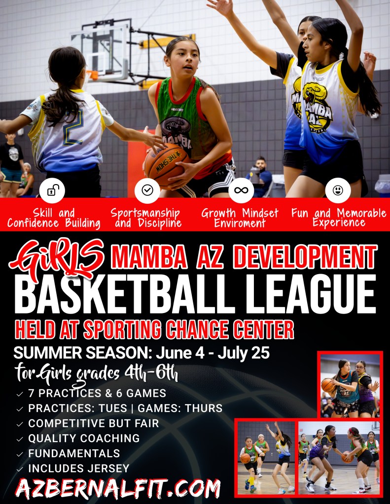 Girls Mamba AZ Basketball League - Bernal Fitness & Performance