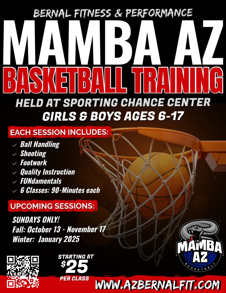 Sunday Mamba AZ Basketball Training - Bernal Fitness & Performance